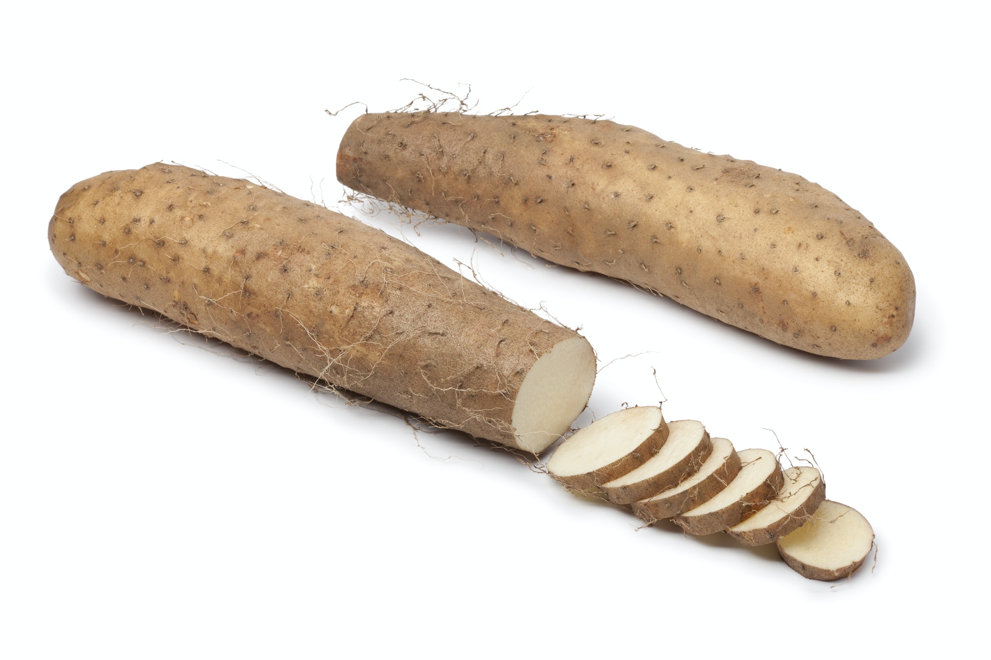 Fresh Yamaimo roots and slices | Therascience